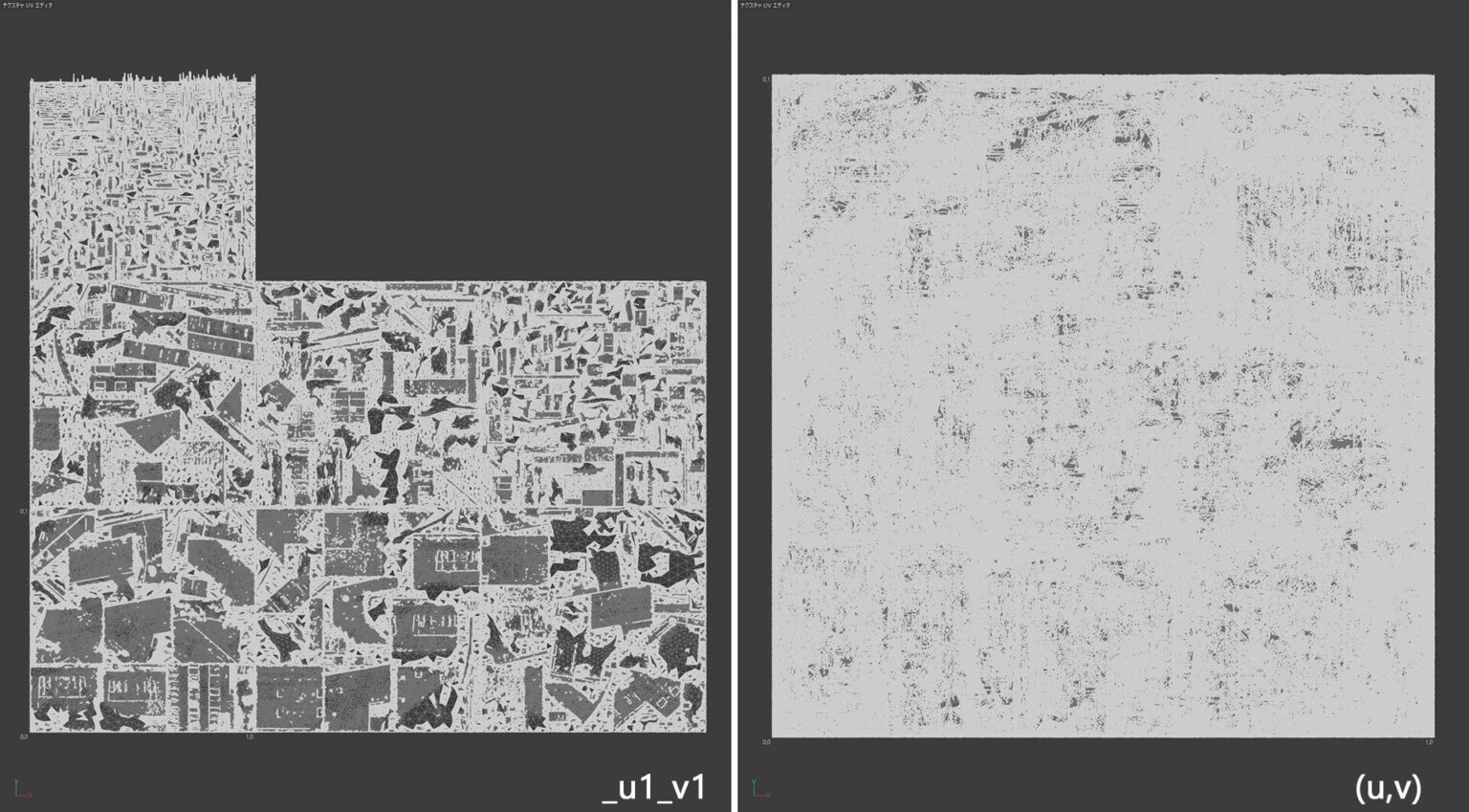 RealityCapture:UVマップの違い - TASCUBE