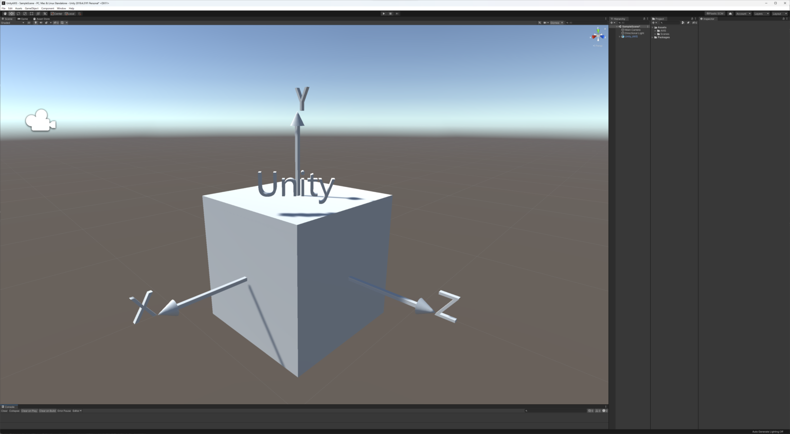 3DCGソフトの座標系 - TASCUBE